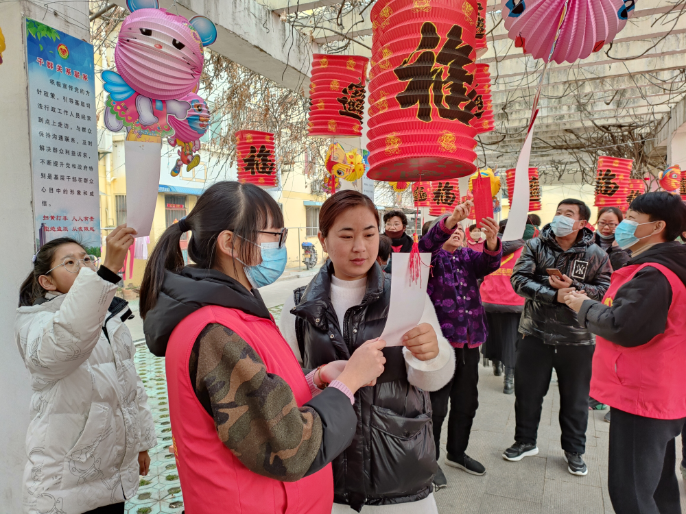 矿山集街道朱庄社区开展 趣味猜灯谜 欢度元宵节”活动杜集区人民政府